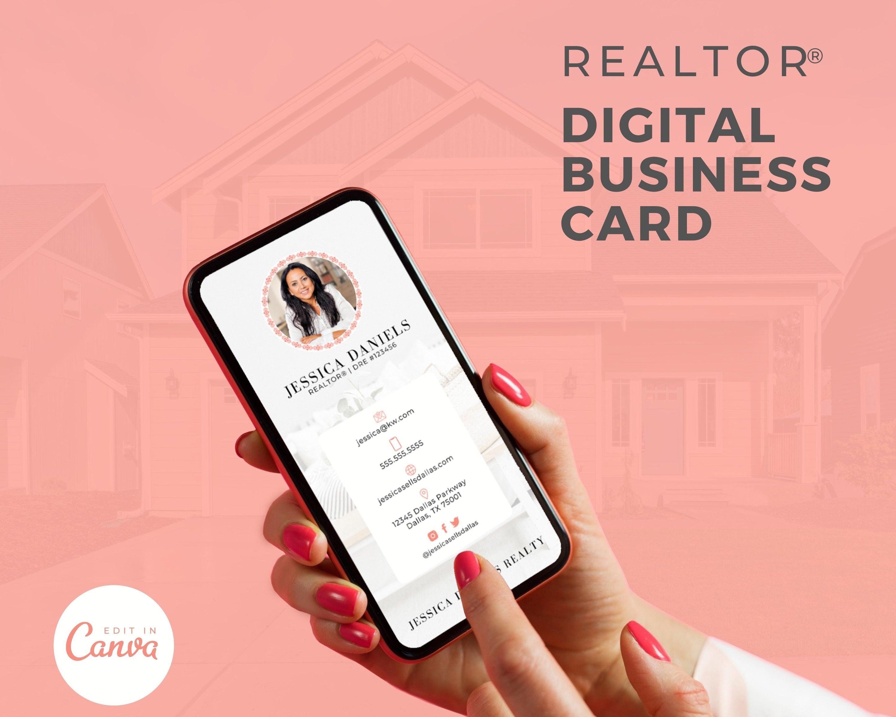 Digital Realtor Business Card – Studio MJA Real Estate Marketing