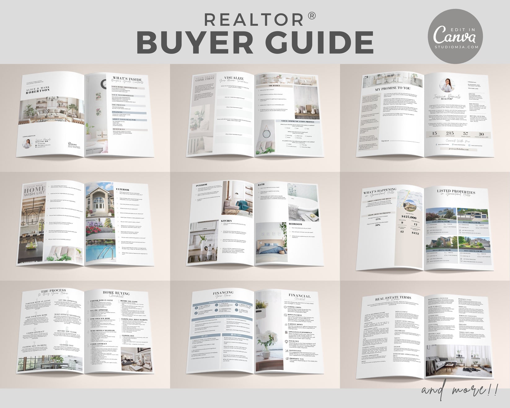 Buyer and Seller Guide Set | Real Estate Template – Studio MJA Real ...