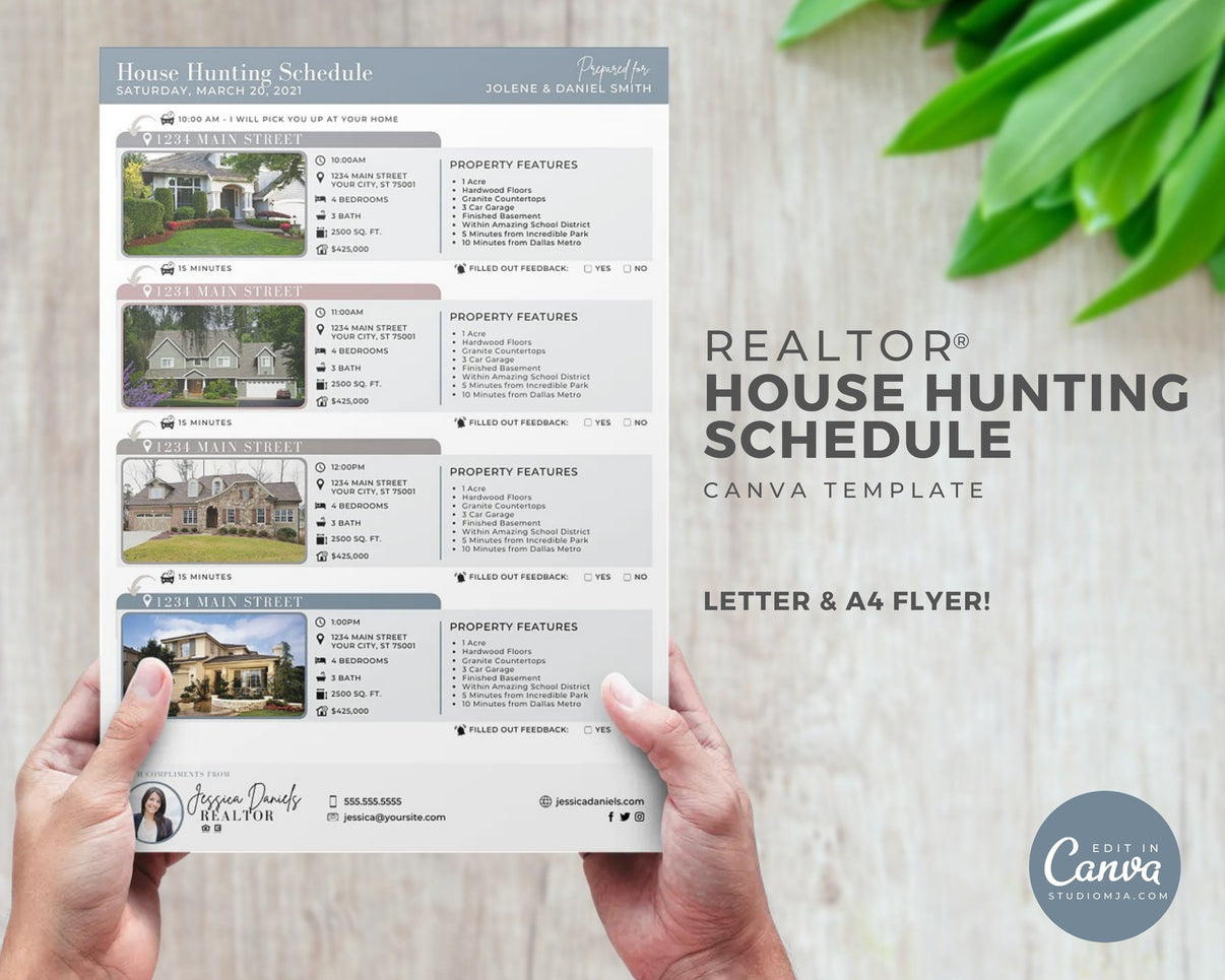 House Hunting Template Bundle| Real Estate Template – Studio MJA Real ...