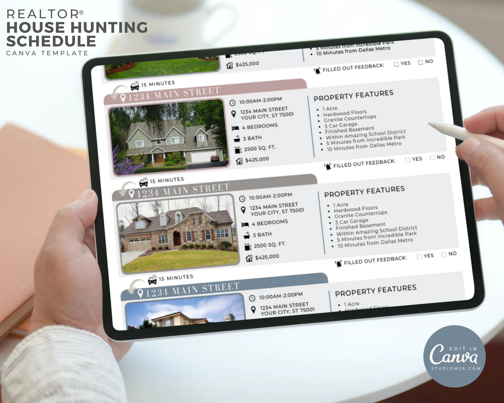 House Hunting Template Bundle| Real Estate Template – Studio MJA Real ...