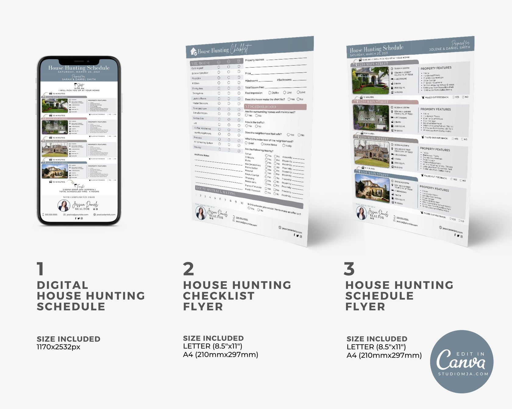 House Hunting Template Bundle| Real Estate Template – Studio MJA Real ...
